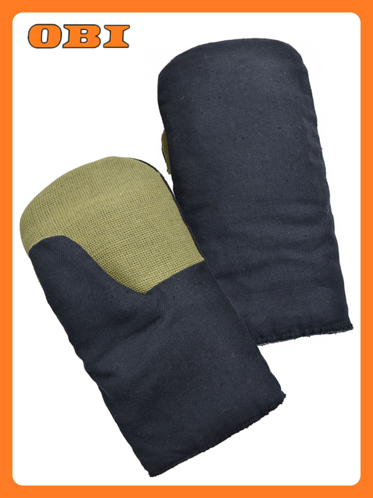 Рукавицы утепленные, с наладонником, ватные, брезентовые, серые, размер L/XL, 1 пара