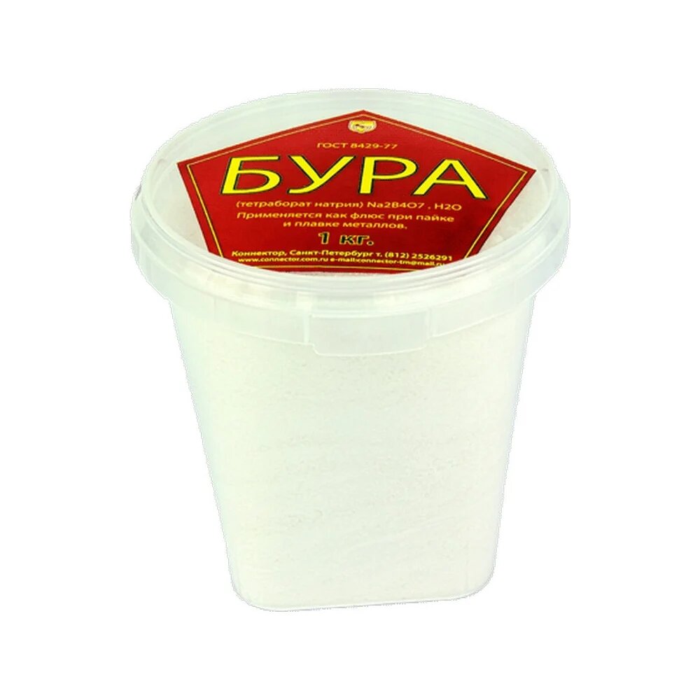Флюс порошковый Бура 1 кг TECHHIM TH-BYRA-1000, для пайки углеродистых сталей