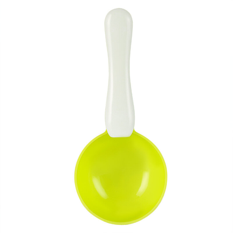 Ложка для корма для домашних животных, многофункциональный кухонный инструмент в зелено-белом цвете, прочный и