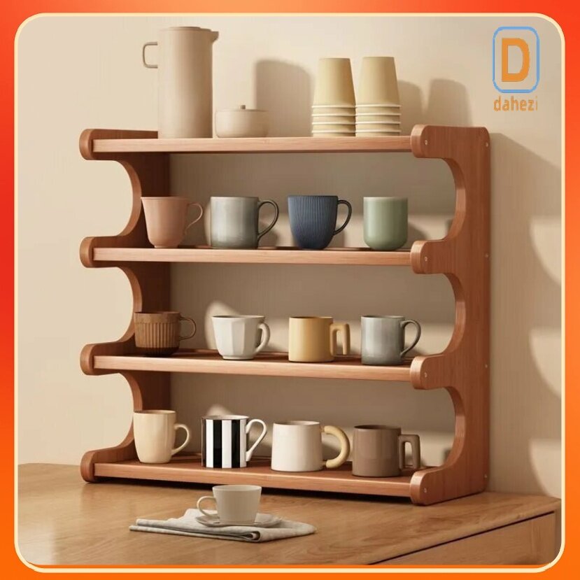 Полка Настольная Прямая, 50х20х51 см, 4 этажа，1 шт. Горячий стиль продаж