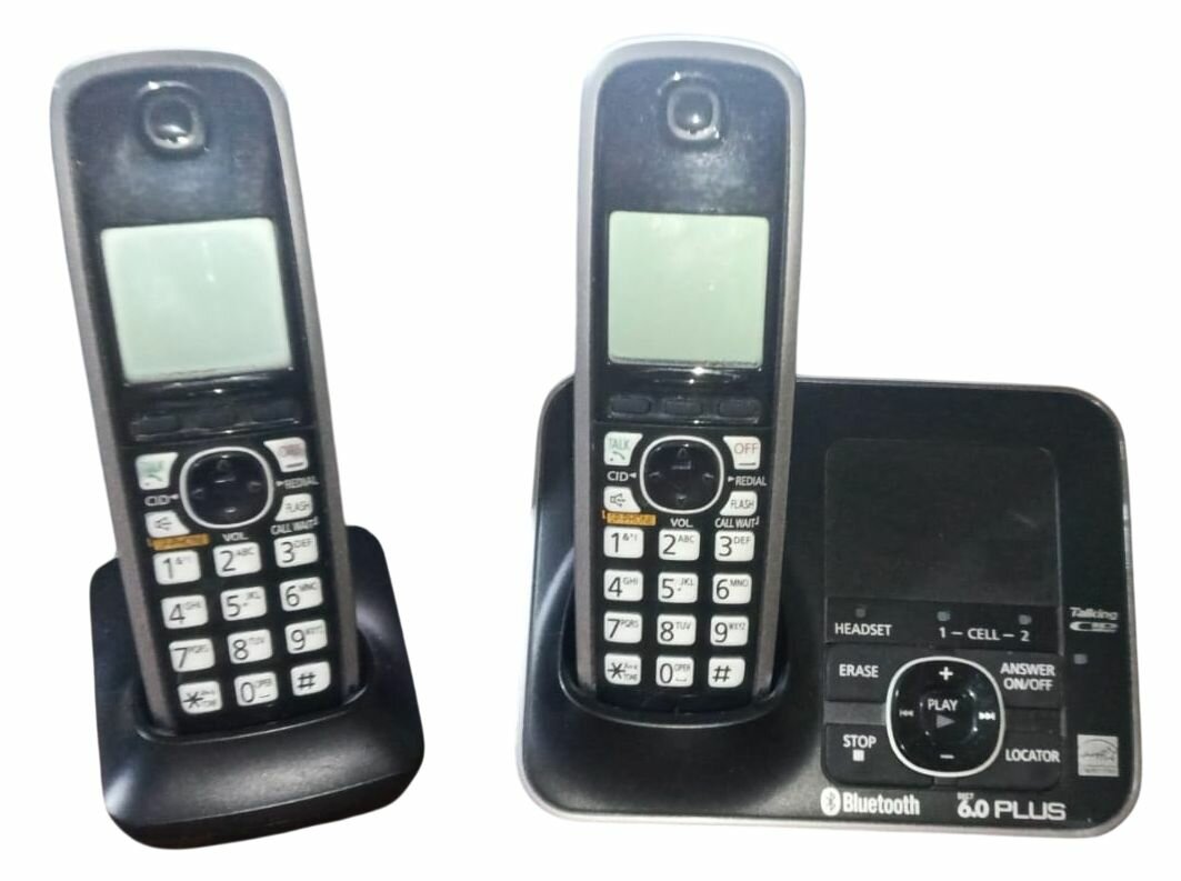 KX-TG7622 Радиотелефон домашний с 2 трубками и автоответчиком. Товар уцененный