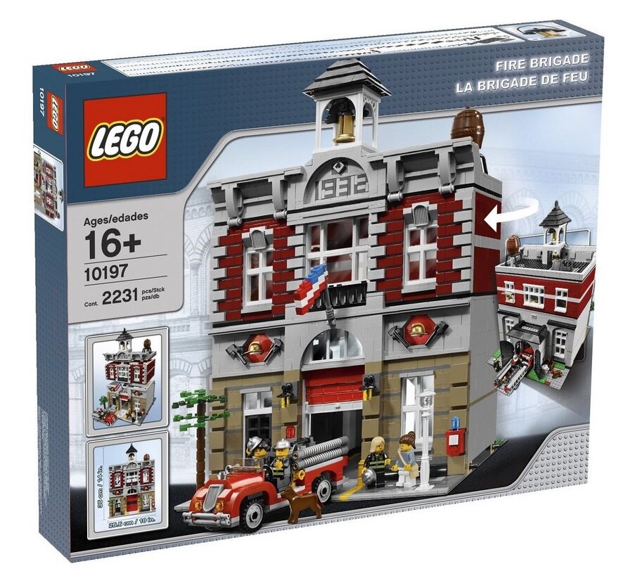 Конструктор LEGO 10197 - Лего Пожарная команда, 2231 деталь