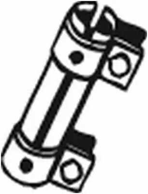 107222HP OE 1H0253141A муфта глушителя Audi, Seat, Skoda Octavia, VW <06 D55, L125