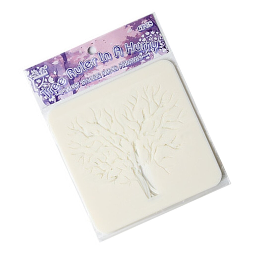 6 Шт Трафаретов с мультяшными листьями, выдалбливают шаблон, трафареты для рисования, принадлежности для рукоделия