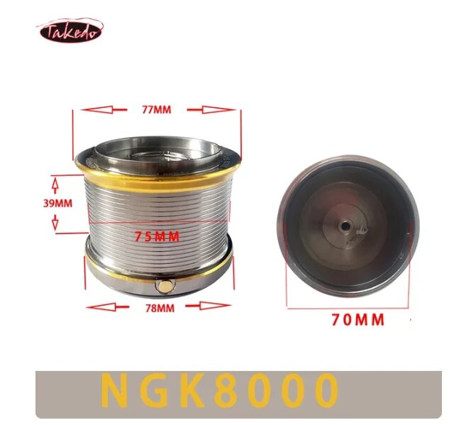 TAKEDO NGK8000-14000S безынерционная катушка для спиннинга NGK 8000 Series