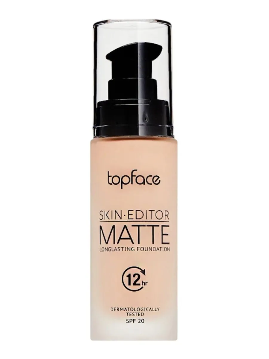 Тональный крем Topface Skin Editor Matte SPF20, матовый, 001
