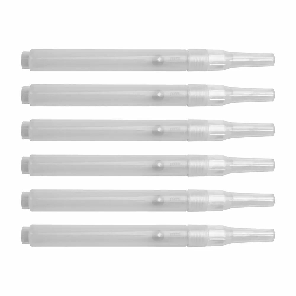 6 шт пустая кисть-маркер для письма перезаправляемая