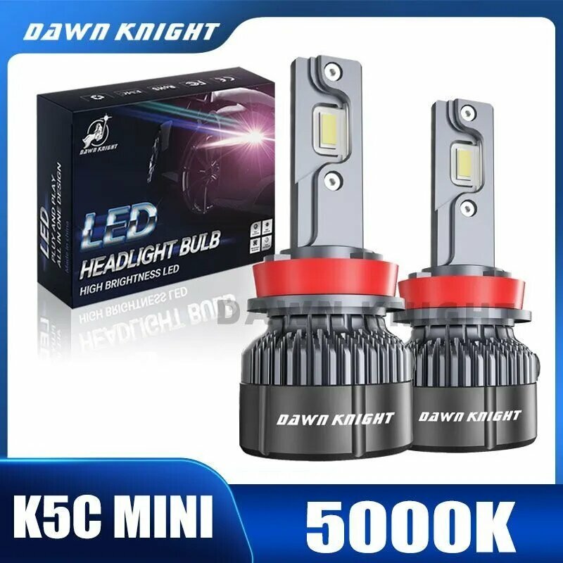 DawnKnight Лампа автомобильная H11, 2 шт. арт. K5MI-50K-H11