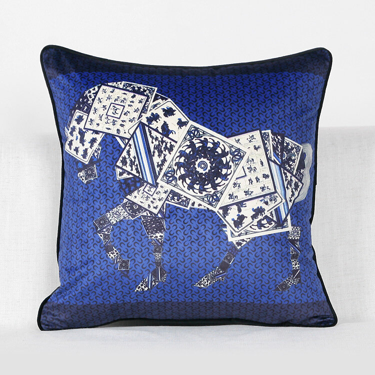 Французская европейская американская классическая высококачественная роскошная декоративная подушка для виллы, мягкая мебель, модель для комнаты, диван, легкая роскошная наволочка