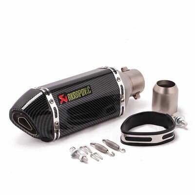 Глушитель Akrapovic универсальный для мотоцикла, для квадроцикла 310мм
