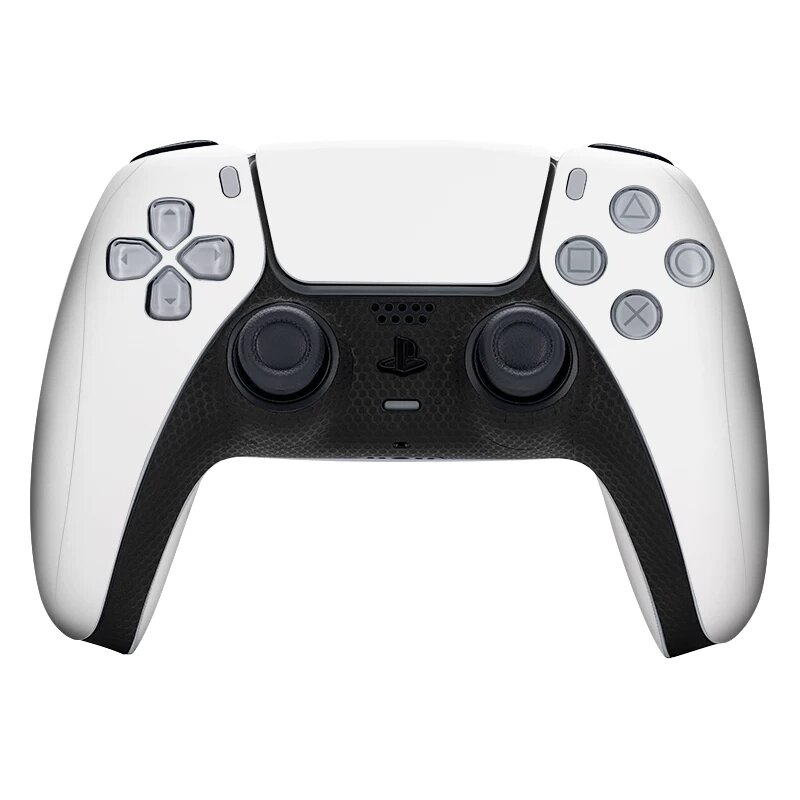 Matte White PS5 Controller Skin, премиум защитная пленка для PlayStation 5