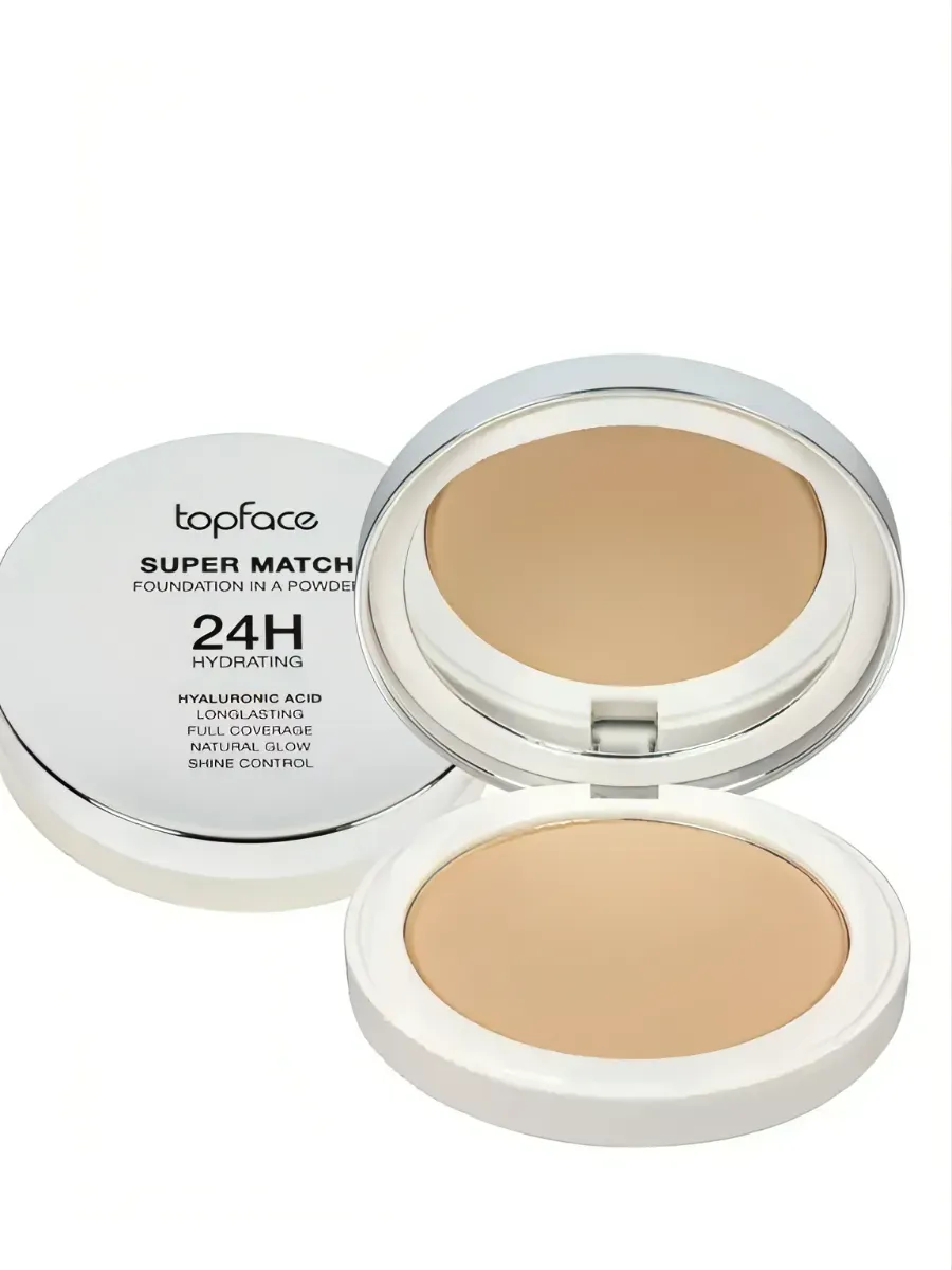 Пудра Topface Super Match Foundation In a Powder 24H с эффектом тонального средства, 007