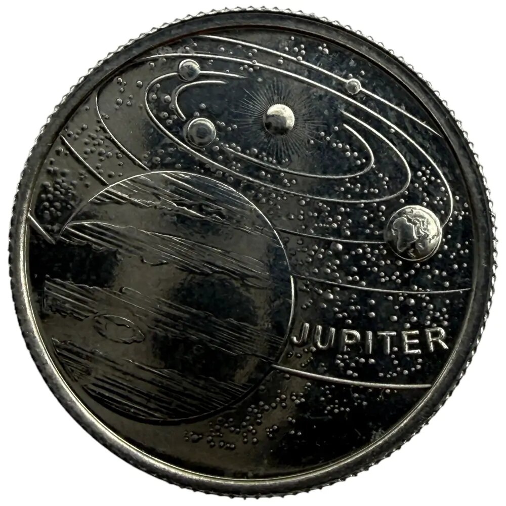 Турция 1 куруш 2022 г. (Планеты Солнечной системы - Юпитер)