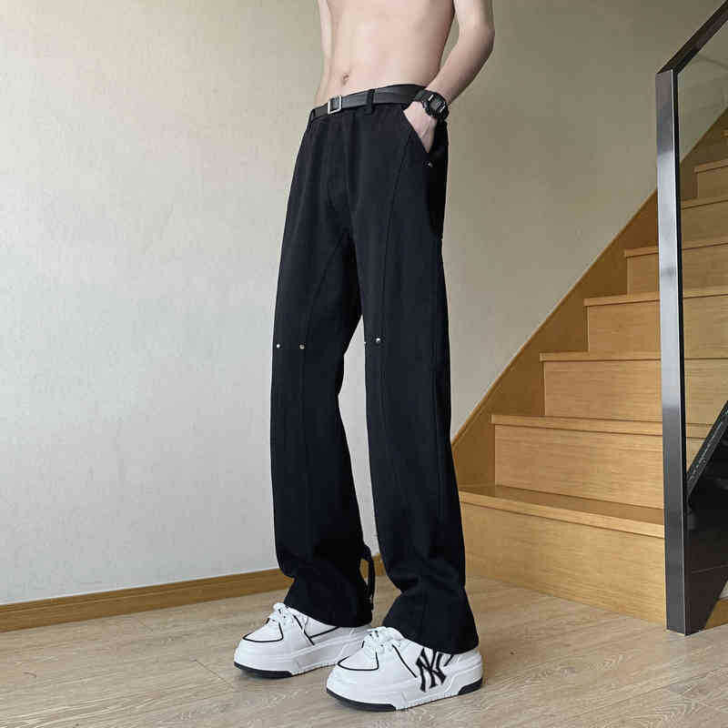 MON Мужские Джинсы Люксовые Кроп Премиум Весна Слим Эластичные Деним, Размер_M