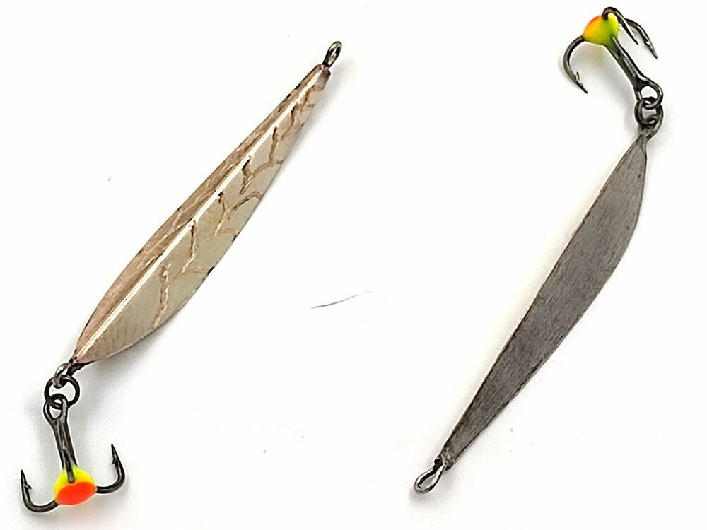 Зимняя блесна Маралистик90 Т 40 серебро-бериль