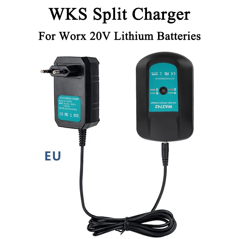Зарядное устройство WORX WA3742 для аккумуляторов 20В EU plug