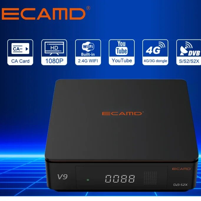 Спутниковый ТВ-приемник ECAMD V9 AU-штекер