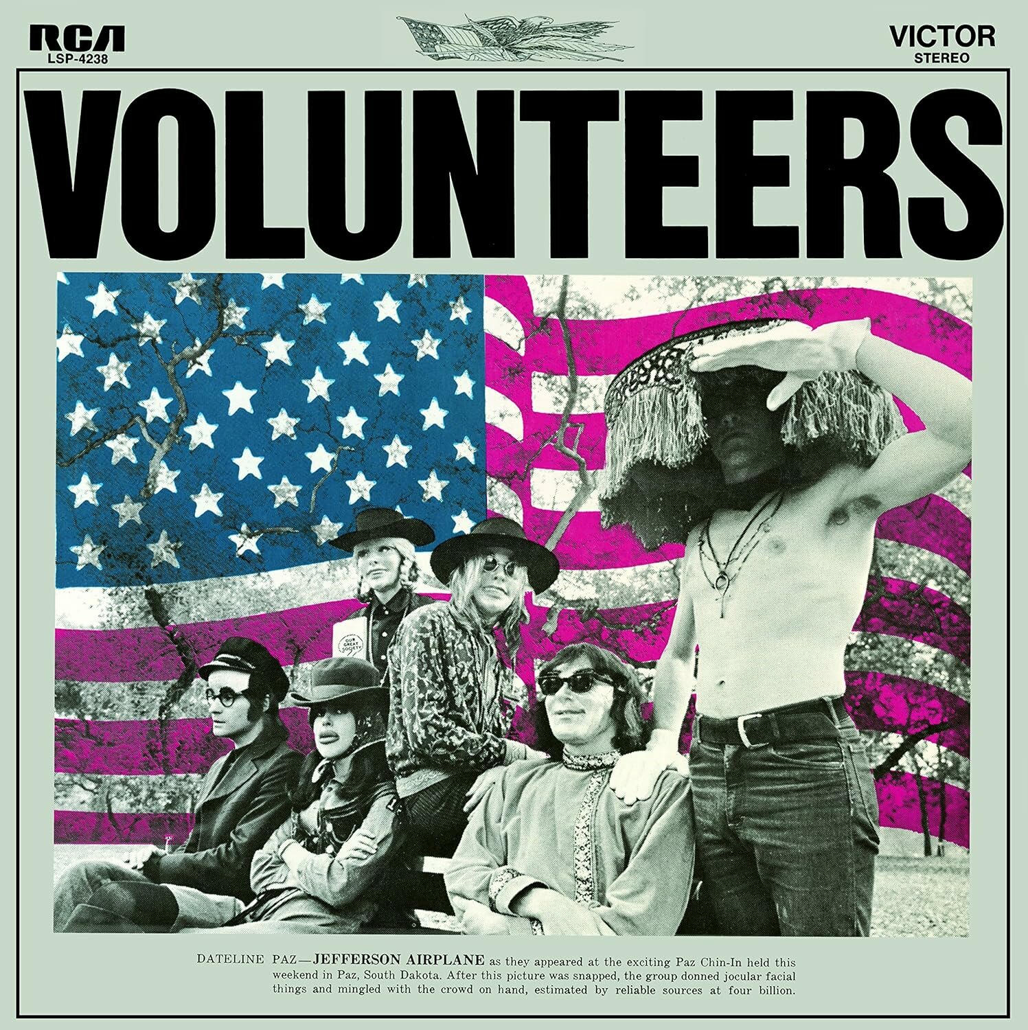 Jefferson Airplane "Виниловая пластинка Jefferson Airplane Volunteers"