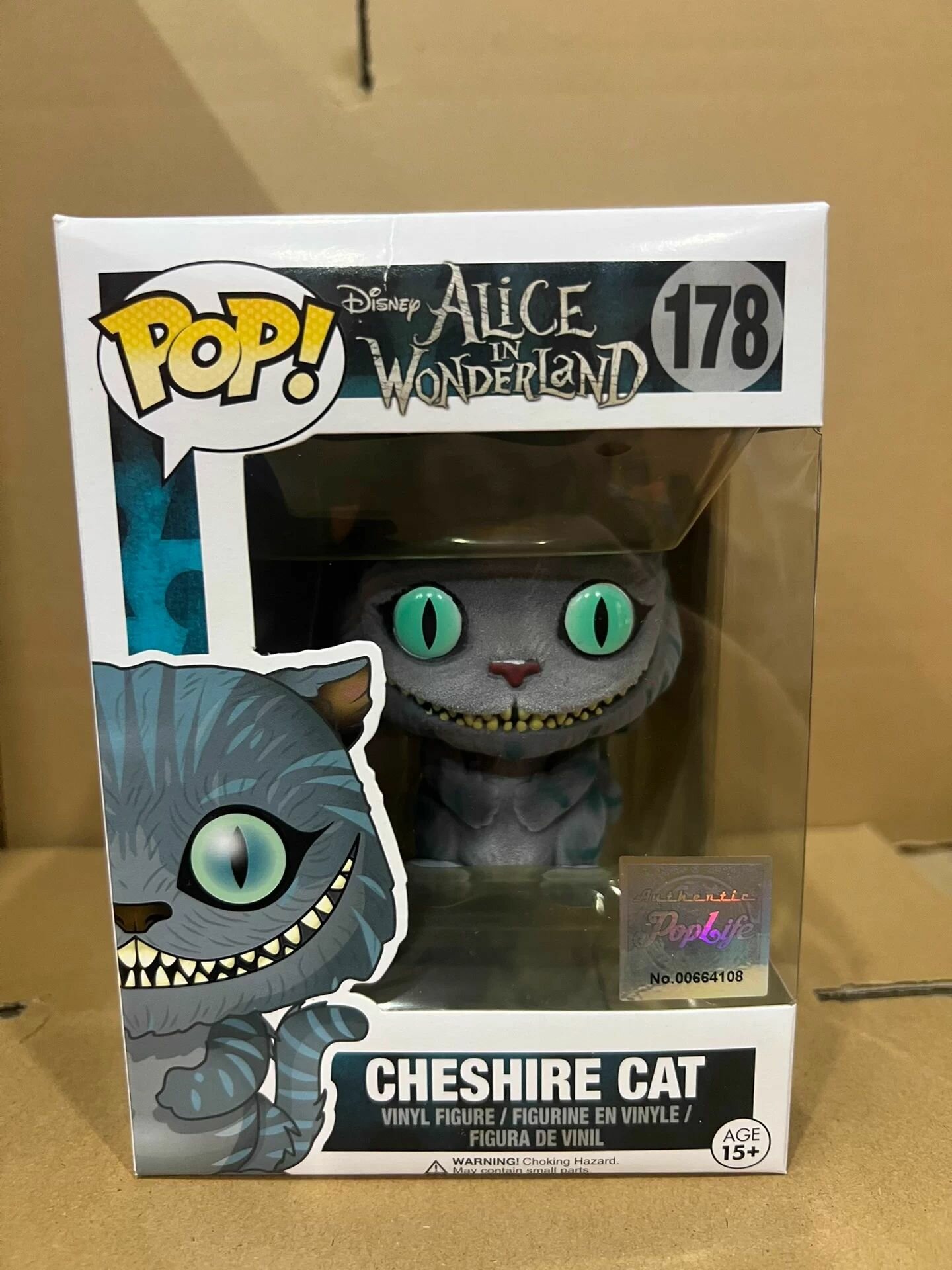 Funko POP! Disney. Алиса в Стране чудес (Alice in Wonderland). Чеширский кот (Cheshire Cat), виниловая фигурка №178