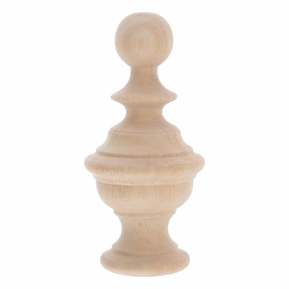 Деревянные Финали, Ручная Резьба, Для Штор, Лестниц И Интерьера, 1 Шт