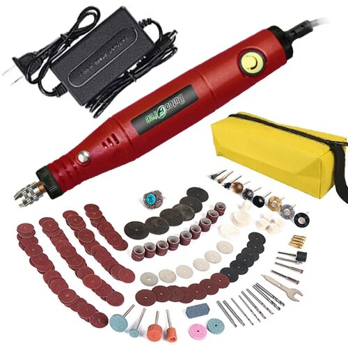 Мини дрель Dremel 18В ЕС, Red-275PCS