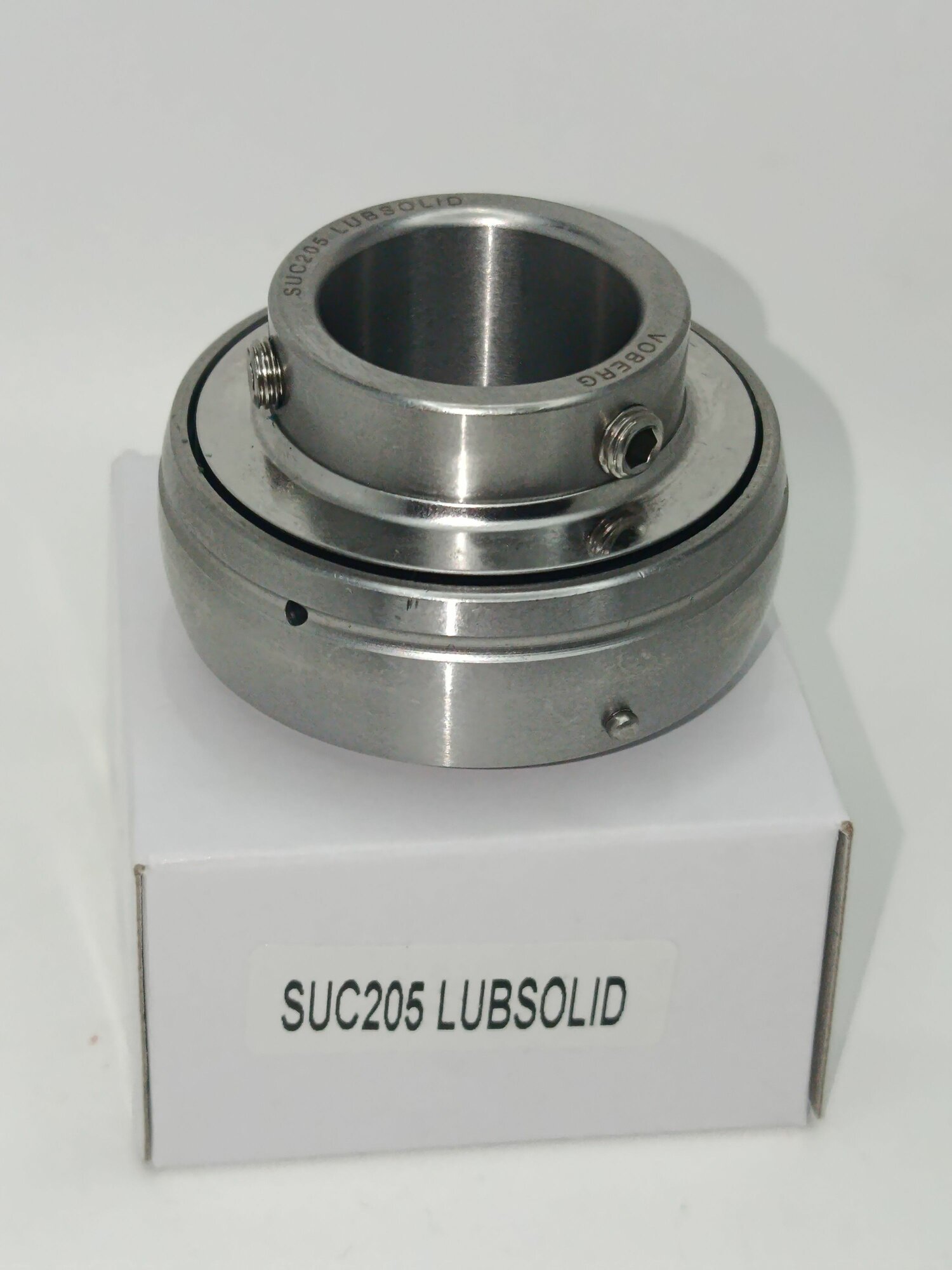 SUC205 LUBSOLID (25*52*34.1) Корпусный подшипник из нержавеющей стали VOBERG