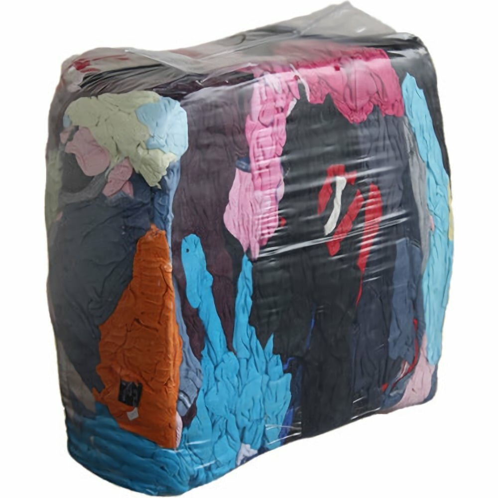 Ветошь Ресурс хлопок, цветная, 10кг 24922