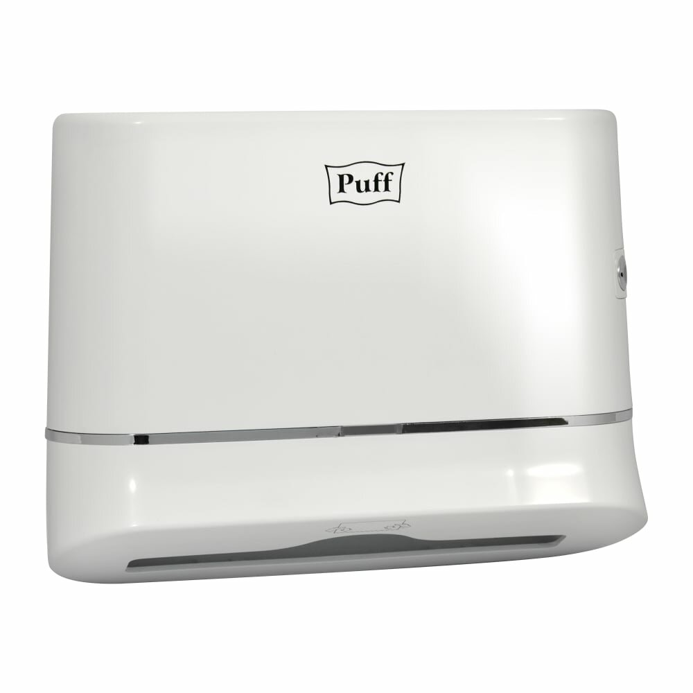 Диспенсер бумажных полотенец Puff 5135, белый, ABS-пластик 1402.008