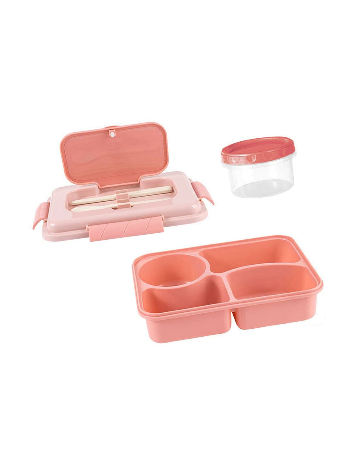 Коробка для приготовления блюд в микроволновой печи с суповой миской и набором переносной посуды