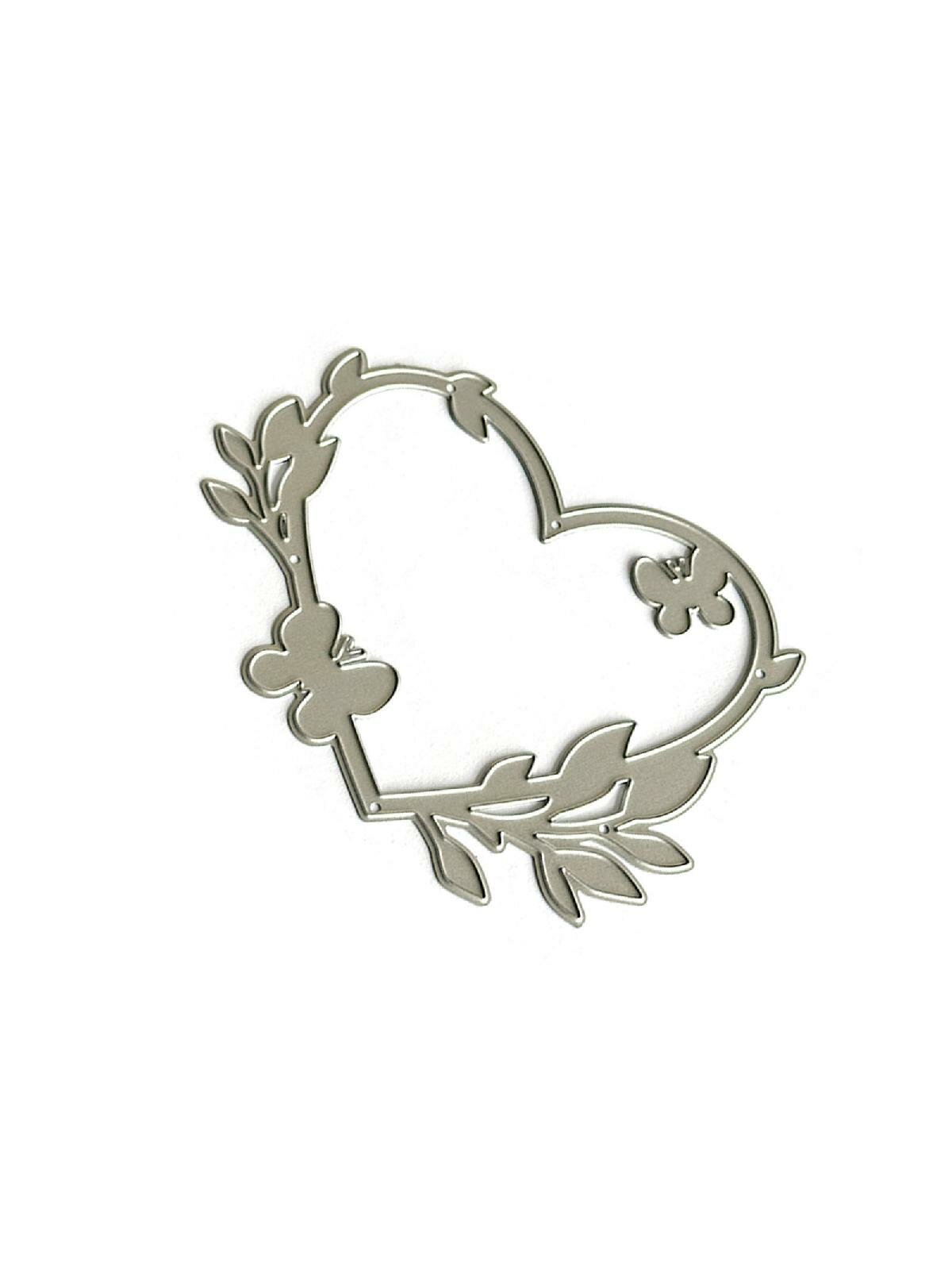 Трафарет для вырезания сердечек из бумаги для декоративного тиснения из углеродистой стали