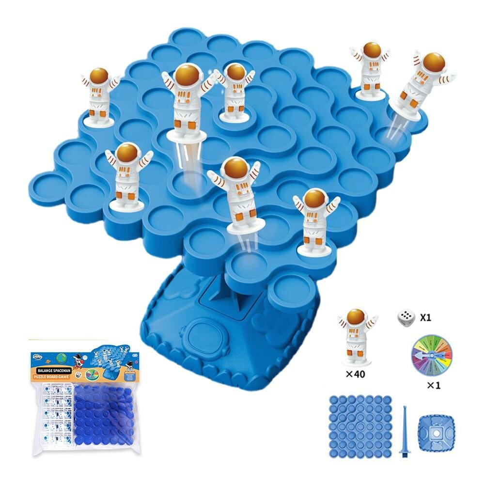 Настольная игра, Балансирующий космонавт,40шт фигурок, Подарки на день рождения/вечеринку/семью для мальчиков и девочек