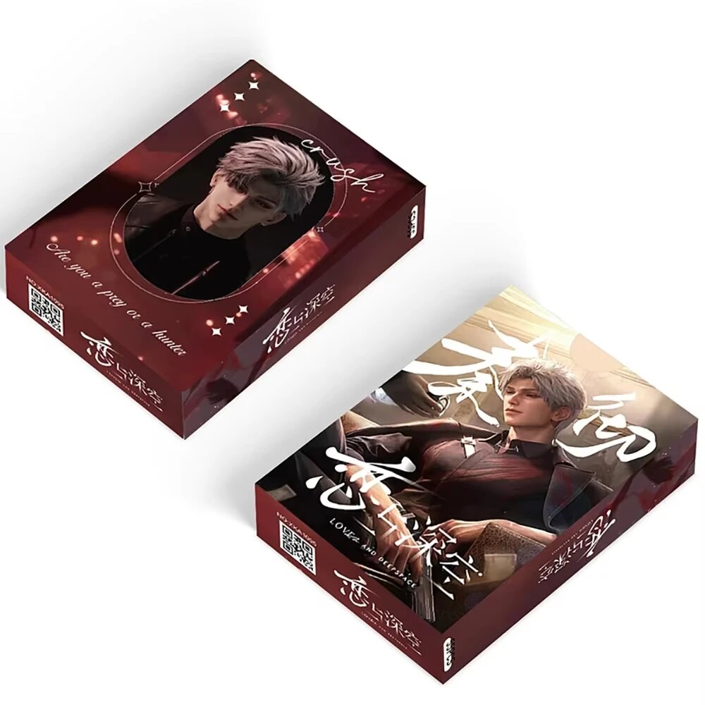 Набор Из 50 Коллекционных Карточек Love And Deep Space: Игровые Карты, Карта Фанатов, Подарок На День Рождения Для Взрослых