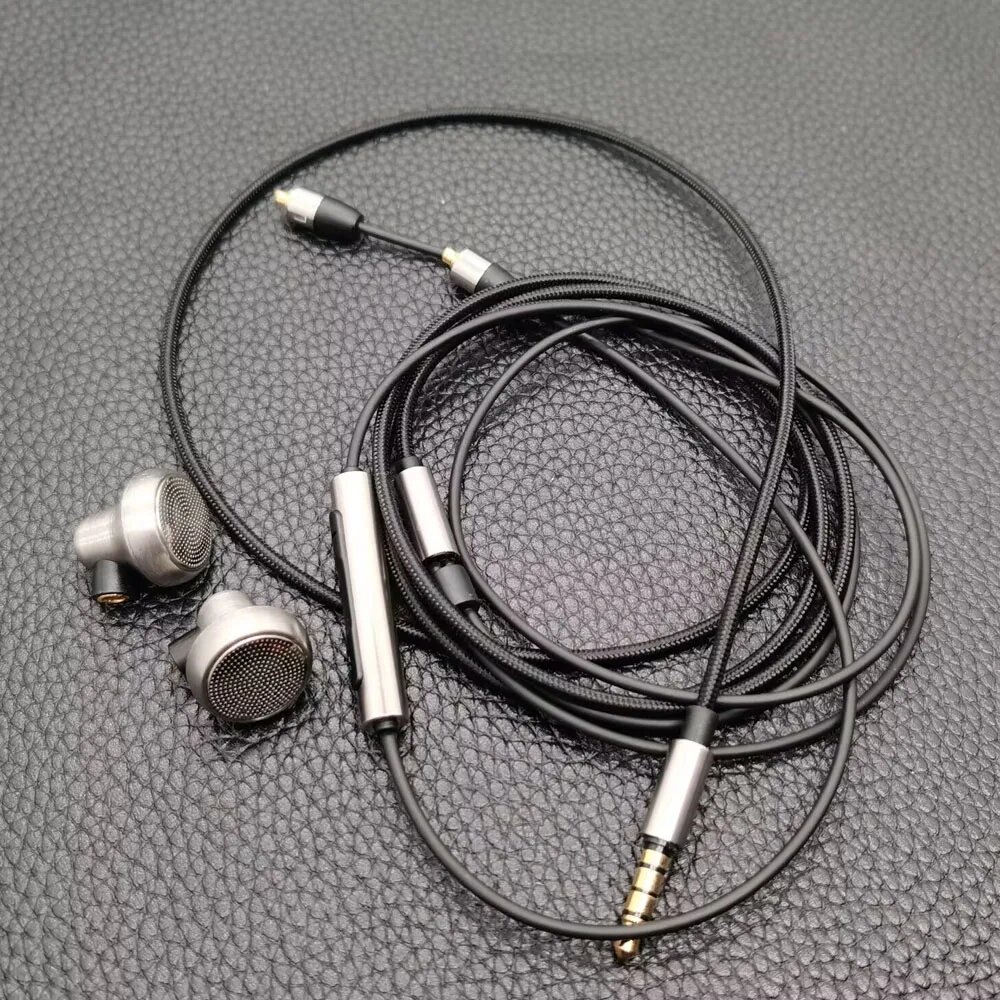 Poyatu Flat Head Metal Earbuds 3.5mm