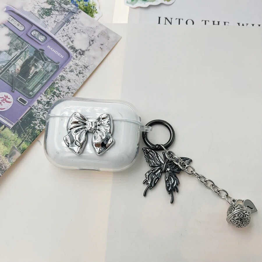 Силиконовый чехол с подвеской вишня для Realme Buds T310 T300 T110 T100 T01 For Realme buds T310, A5