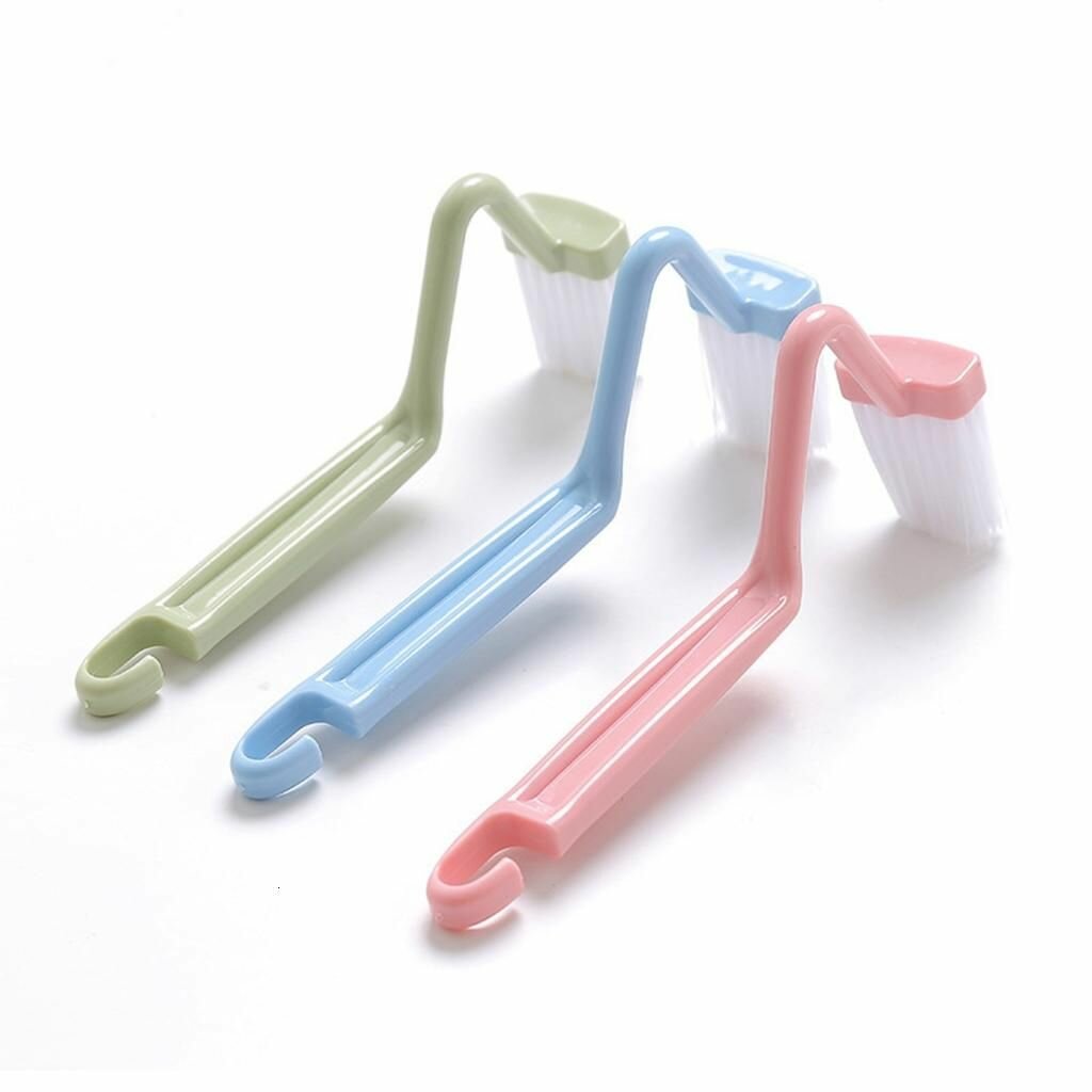 Набор из 3 пластиковых S-образных скребков для труднодоступных мест