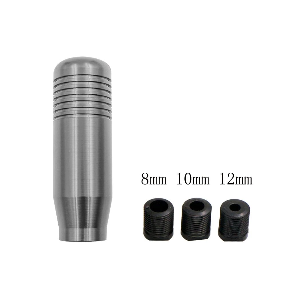 Универсальная автомобильная алюминиевая ручная ручка переключения передач, автоматическая ручка, ручная коробка передач, рычаг переключения передач, ручка переключения передач gray