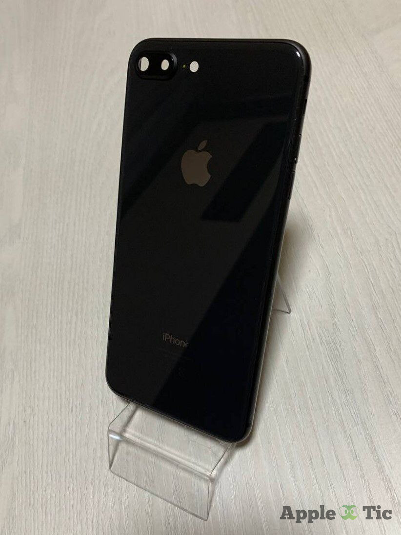 Корпус для IPhone 8 Plus черный (SPACE GRAY), комплект кнопок, сим-лоток