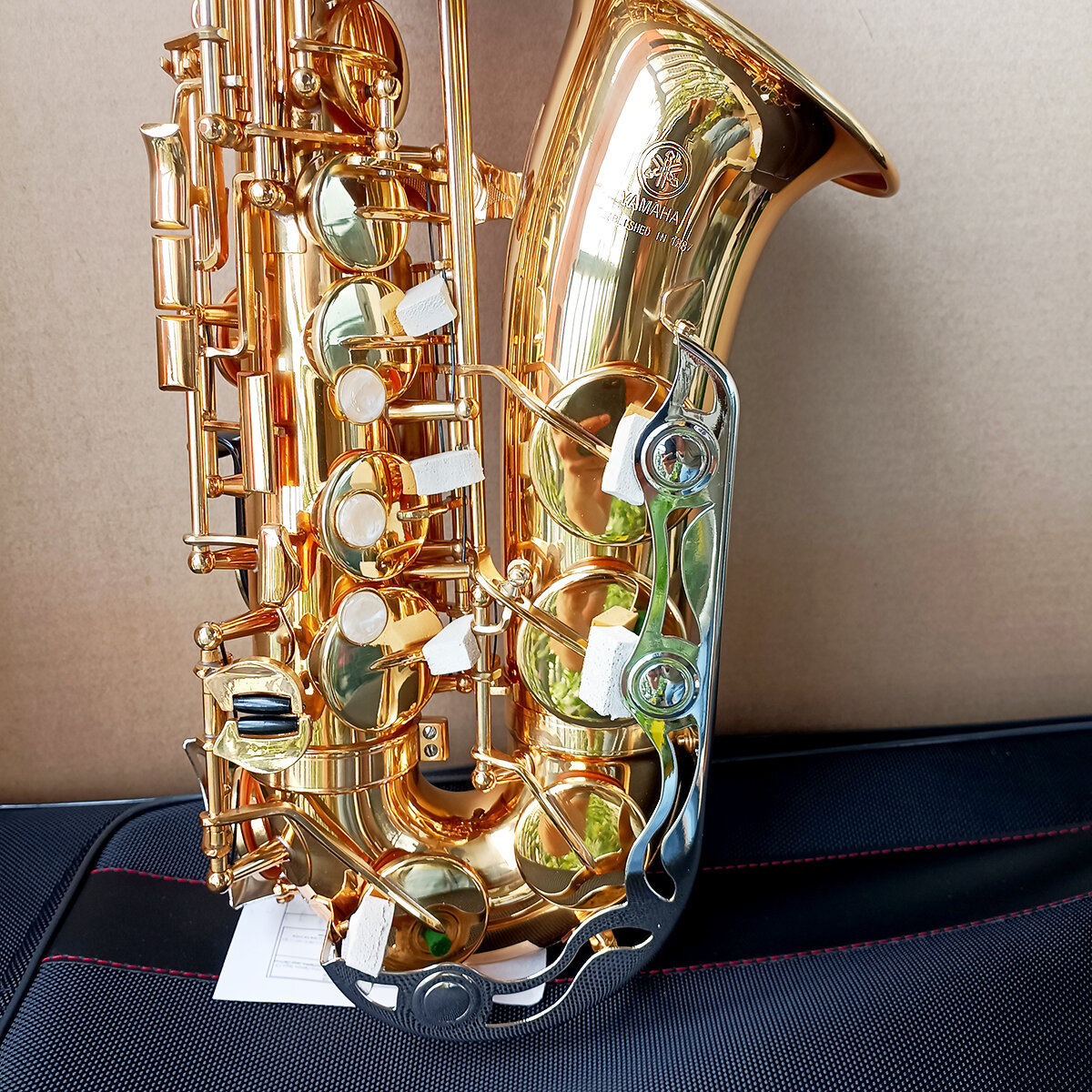 JAPAN YAS-200DR Корпус трубки с позолоченным покрытием с никелем альтовый саксофон Eb-flat музыкальный инструмент С футляром