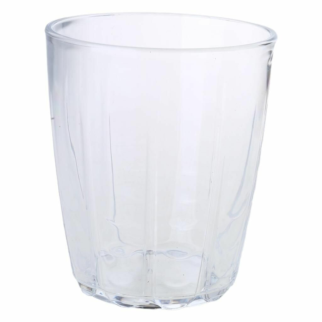 280 мл ударопрочные акриловые бокалы для воды, сока, пива и шампанского, Прозрачный