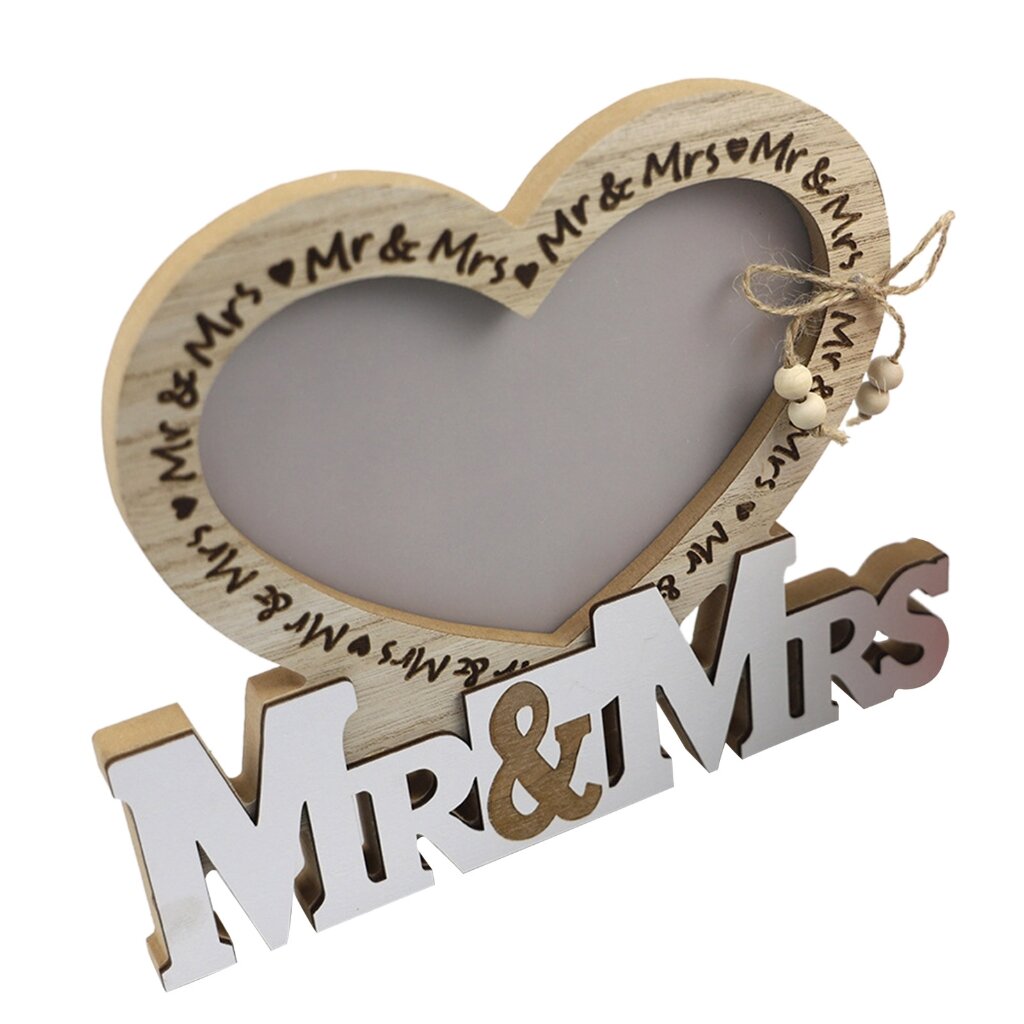 Деревянная свадебная рамка для фотографий с английским алфавитом love