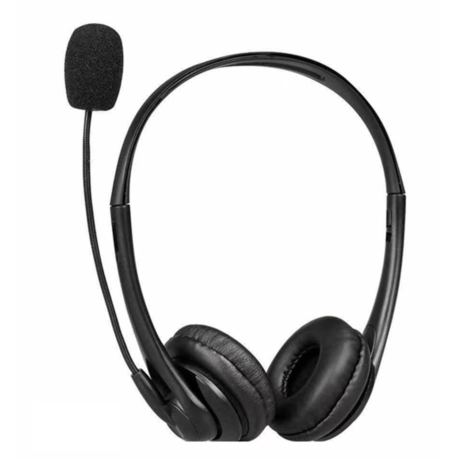 OY136 Наушники с микрофоном 3.5mm для компьютера шумоподавляющие накладные проводные для колл-центра деловые колл-центры черный материал ABS мягкий протеин импеданс 32Ω чувствительность 108±5 дБ длина кабеля 1.07м диапазон частот 20-20000Гц размер