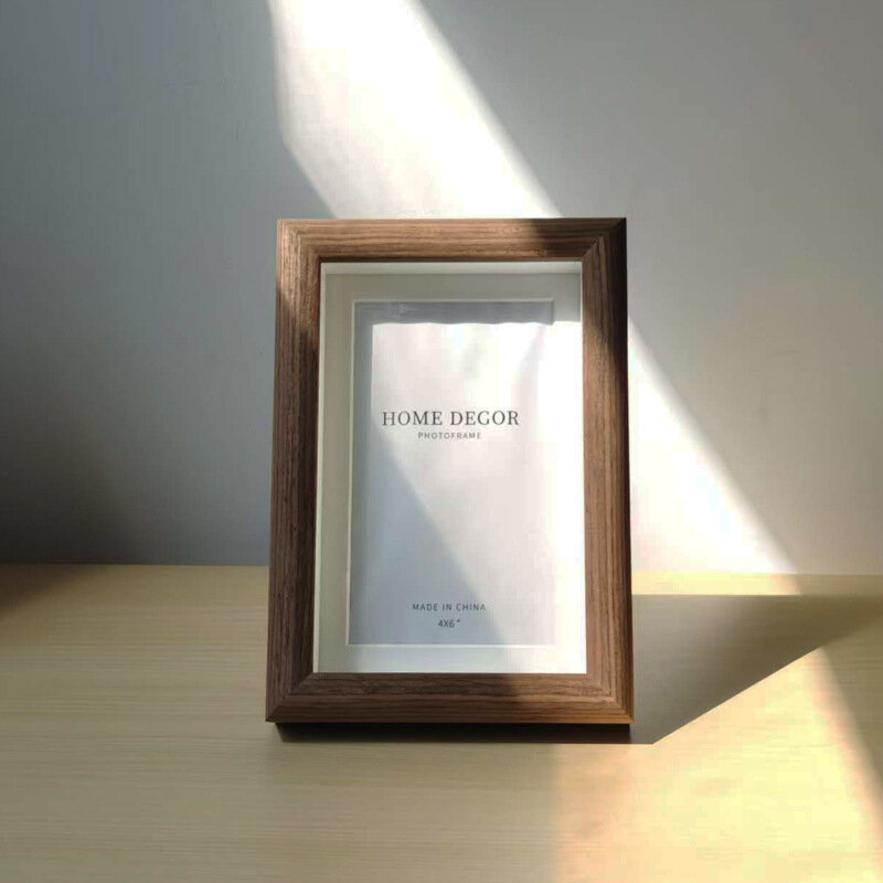 Креативная полая фоторамка 5 дюймов 6inch 7inch 8inch 10inch A4, настенная 3D деревянная фоторамка, пустая рамка
