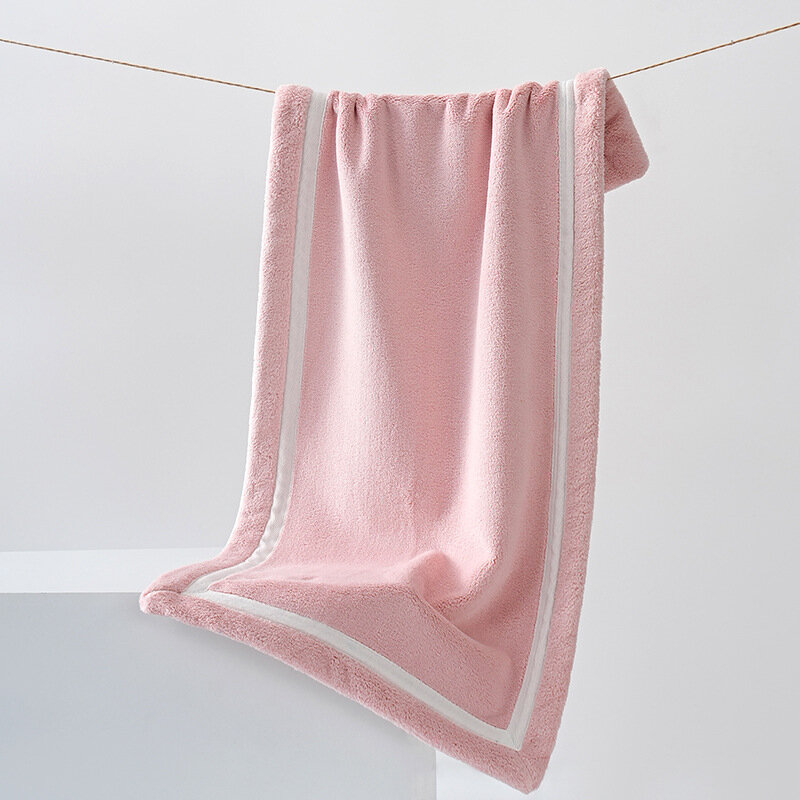 Коралловое бархатное полотенце 40*80 утолщение, полотенце для впитывания воды, сухое полотенце порошок вишневого