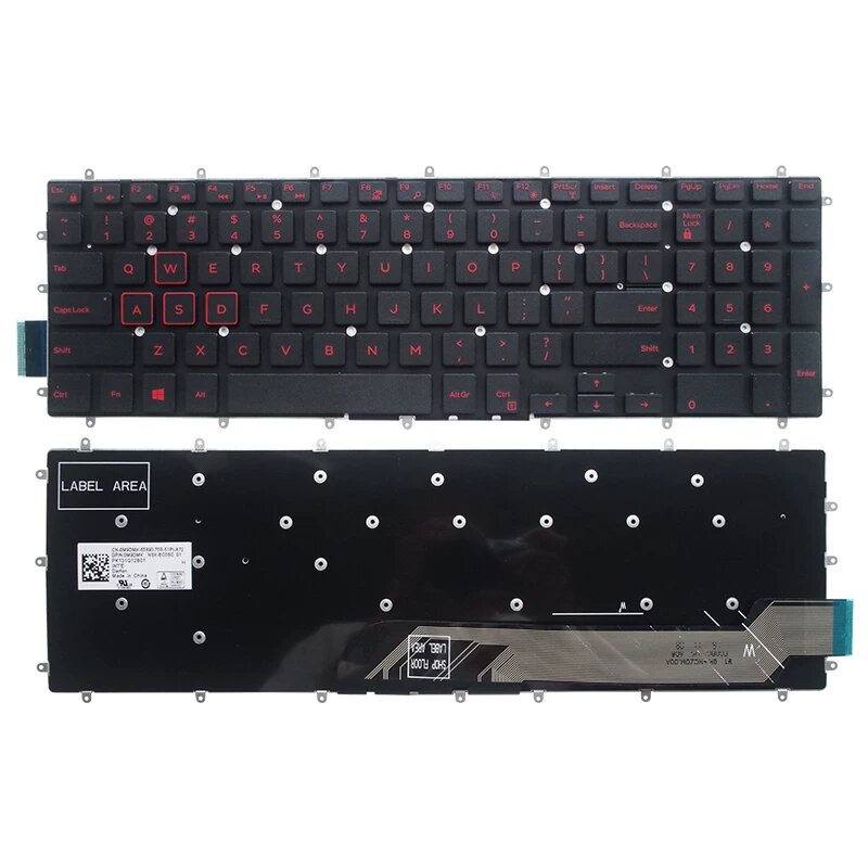 Подходит для клавиатуры Dell G3-3579 3779 3590 G5-5587 5590 G7-7588 7790 7590 【►Совершенно новый] (оригинальная модель)
