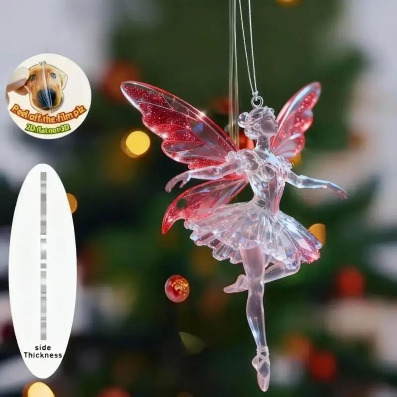 Подвеска HUXUAN Балерина из акрила