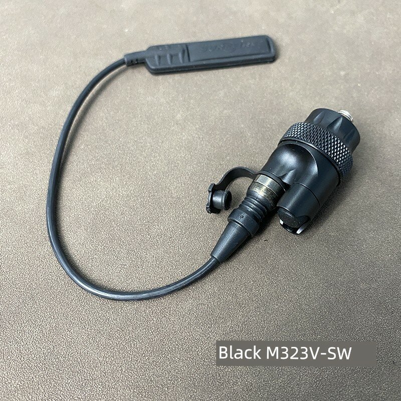 Светильник SOTAC M323V-SW в черном цвете с тактическим переключателем