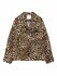 Куртка ANINE BING Leopard print button-fastening jacket, размер M, brown