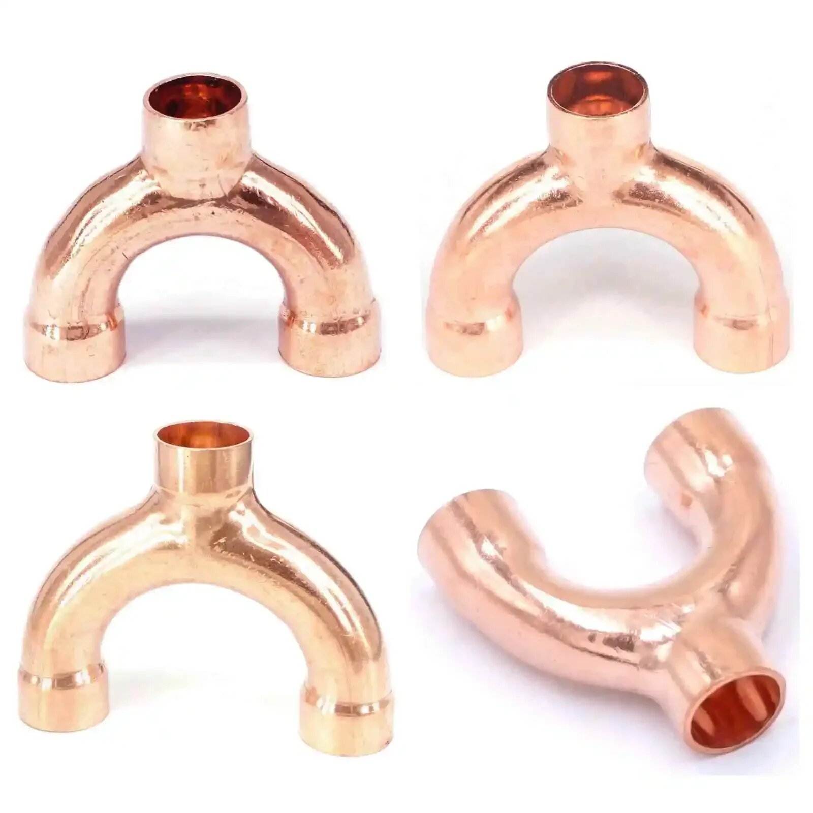 Медный фитинг концевой 3-сторонний 9.6x0.9x25mm