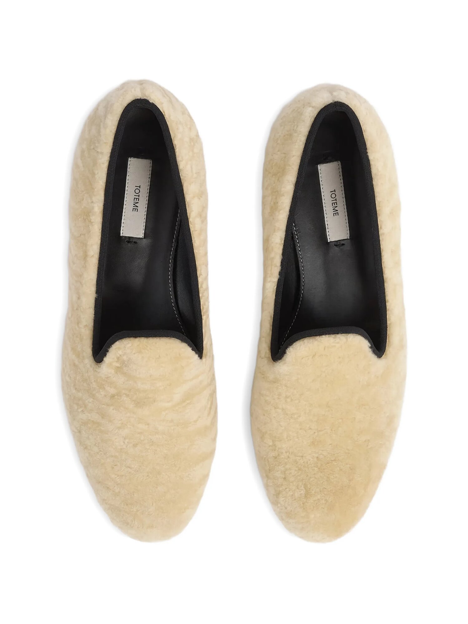 Лоферы TOTEME Shearling loafers, размер 35, разноцветный — фото 1
