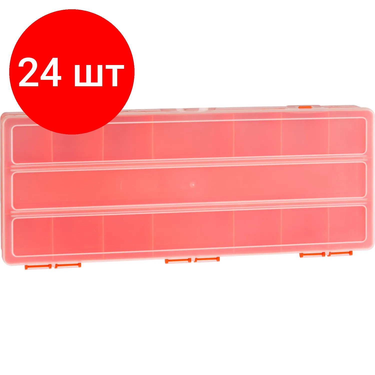 Комплект 24 штук, Органайзер (бокс универсальный) ProMega jet С-1 392x152x45 мм (610379)